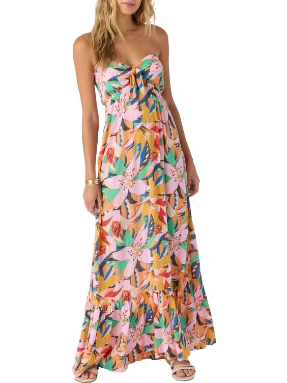 O'NEILL O'Neill isadora floral strapless maxi dress